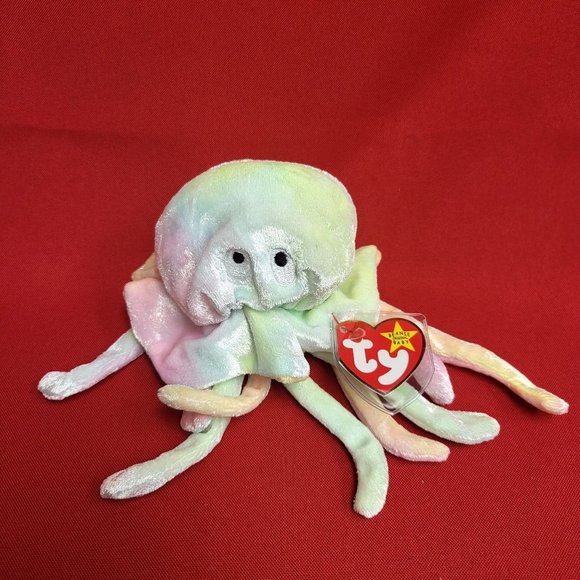 Ty | Toys | Goochy The Jelly Fish Ty Beanie Babies 999 Stuffed Animal ...